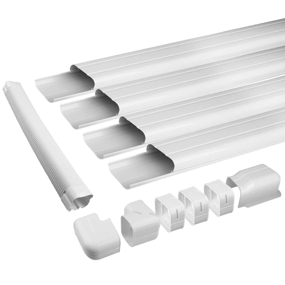 Buy Air Jade AC Line Set Cover Kit Decorative PVC Tubing Cover For buy-air-jade-ac-line-set-cover-kit-decorative-pvc-tubing-cover-for