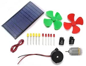 Buy ERH India Solar Panel Cell Buzzer DIY Kit 80X40 mm Square 6V-100 ...
