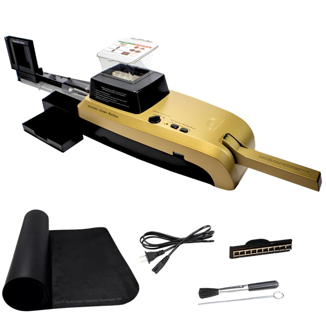 Amazon.com: HSPT Golden Rainbow Electric Cigaretterolling Machine ...