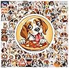 Amazon.com: 123Pcs Beagle Stickers Pack, Aesthetic Vinyl Waterproof ...