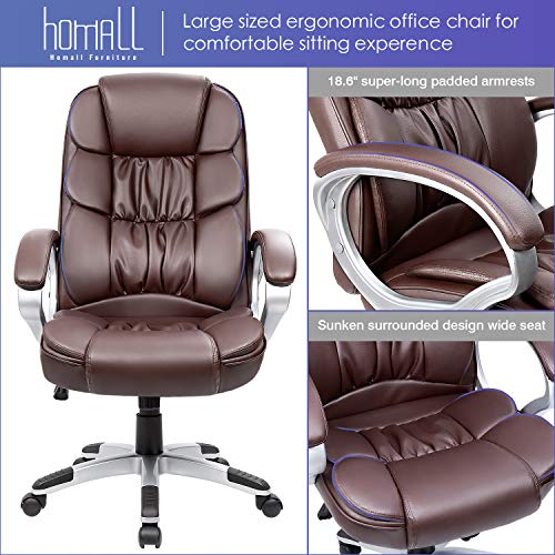 Snapklik.com : Homall Office Chair High Back Computer Chair Ergonomic ...