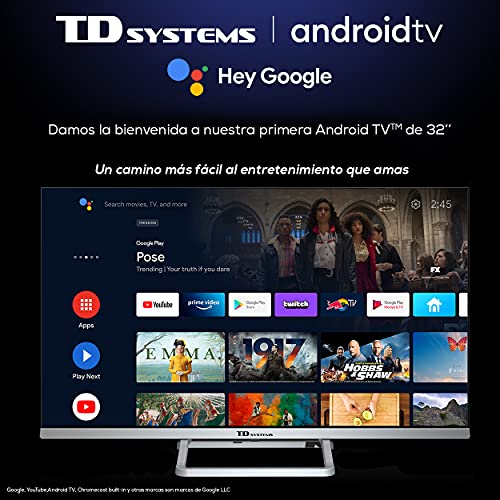 TD Systems - Smart TV Hey Google Official Assistant - Televisores 32 ...