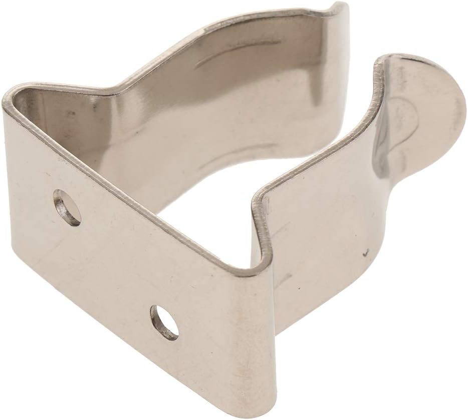 304SS Stainless Steel Marine Boat Hook Spring Clamp Holder Bracket Clip ...