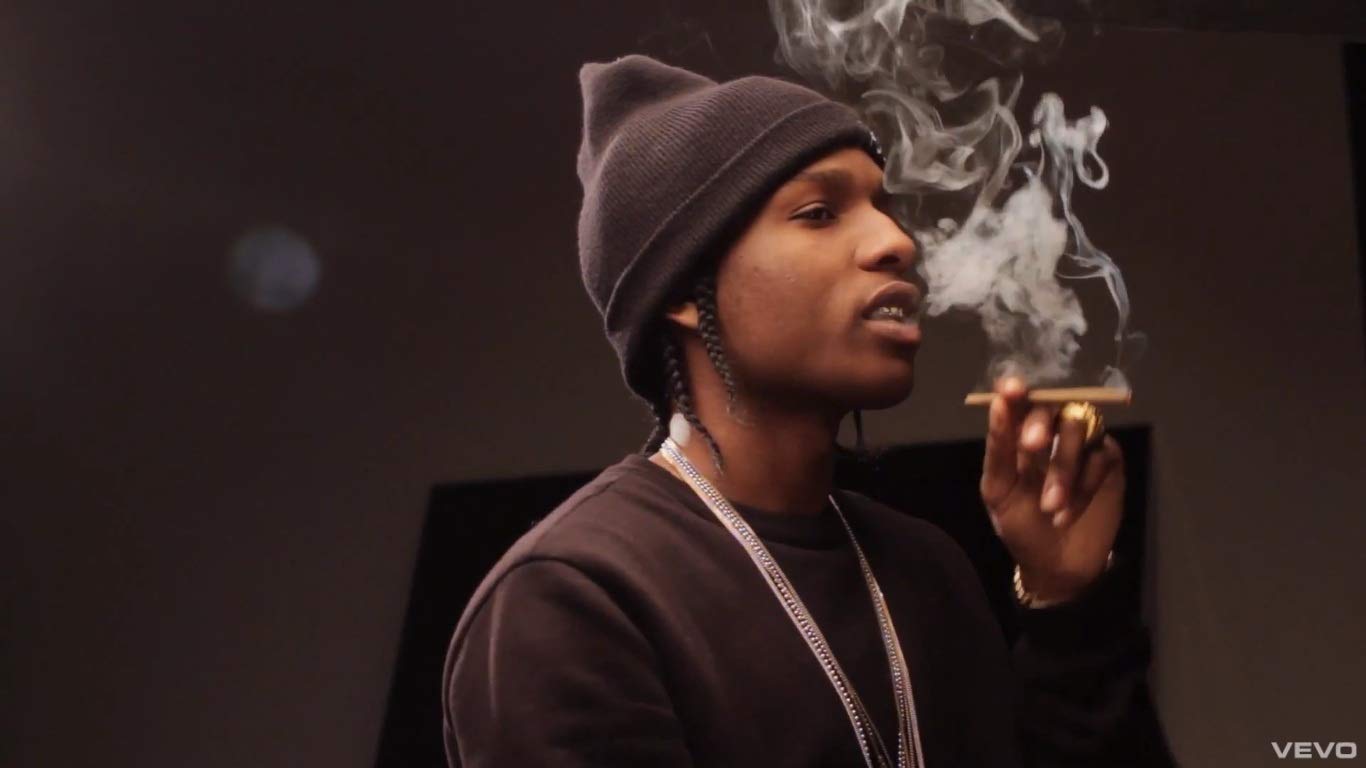 Asap Rocky Smoking Session