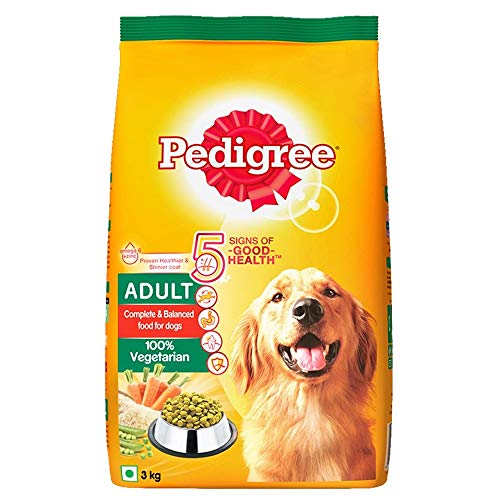 Pedigree Adult Dry Dog Food , Vegetarian, 3kg Pack - Price History