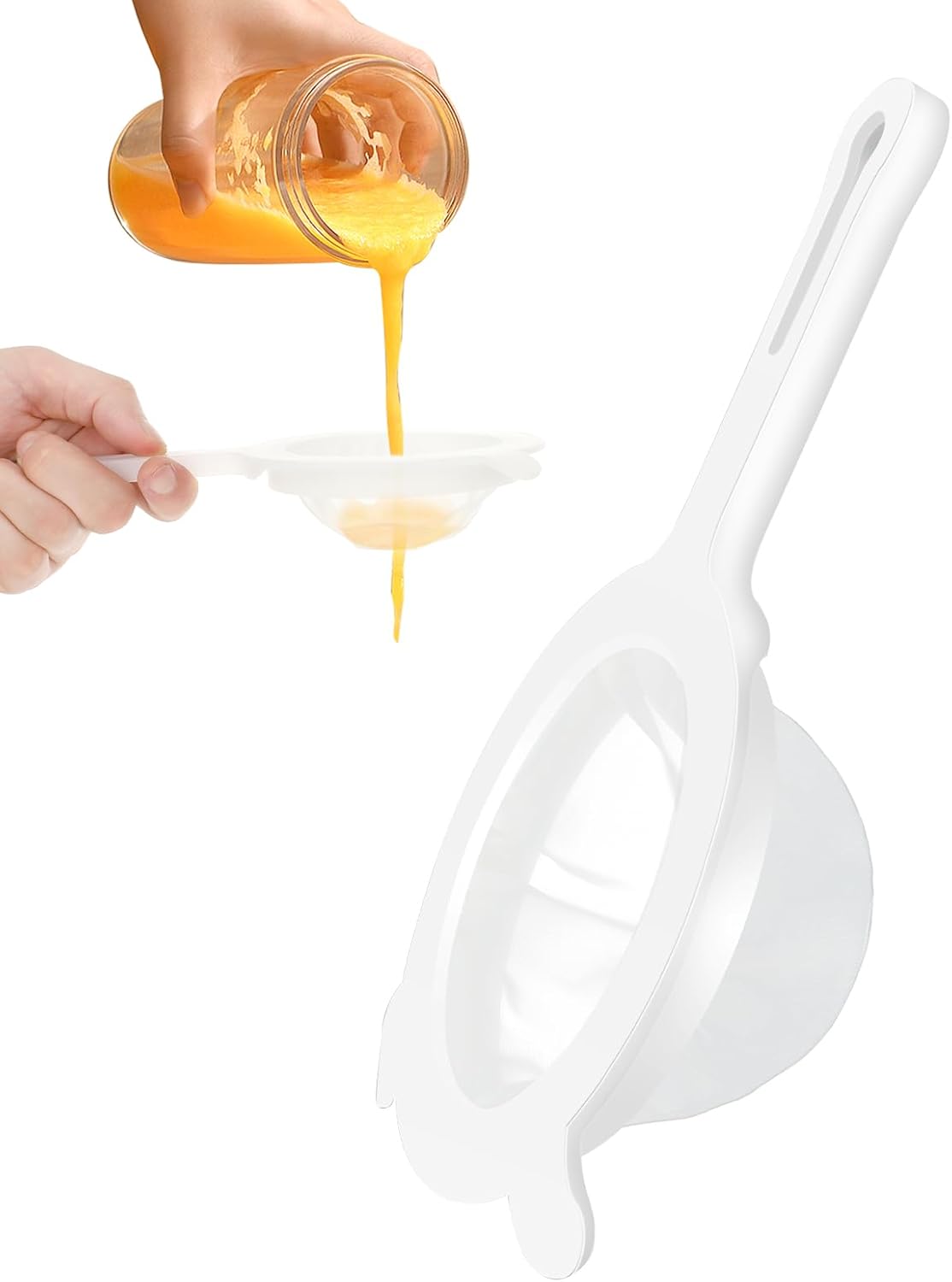 Amazon.com: Thinp Ultra Fine Mesh Strainer Nylon Mesh Food Yogurt Mesh ...