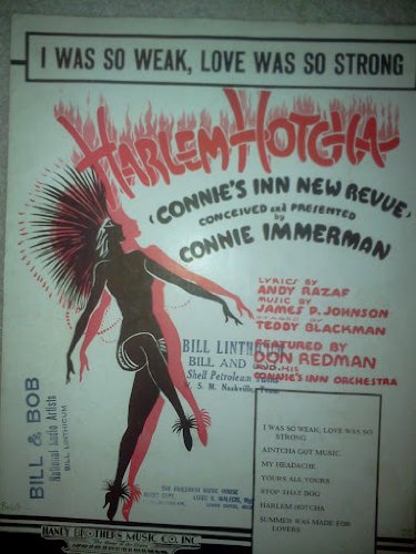 I Was So Weak, Love Was So Strong: Andy Razaf, James D. Johnson: Amazon ...