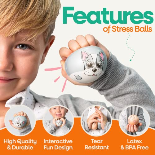 Snapklik.com : 3 Pack Stress Balls For Kids Tear-Resistant, Non-Toxic ...