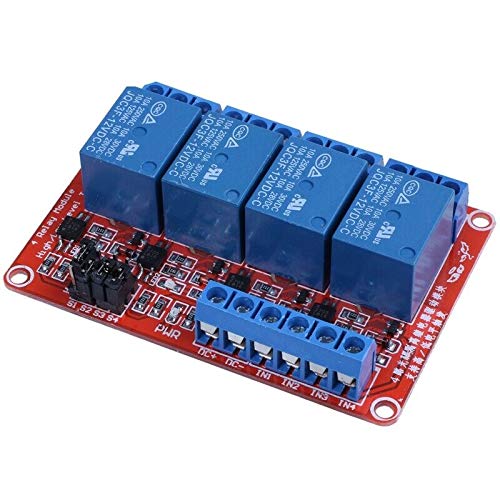 3NH® 3X(DC 12V 4-CH High Low Level Trigger Optocoupler Armored Relay ...