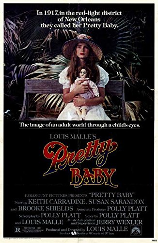 Pretty Baby 1978 Plakat MOVIE POSTER INSERT 14X36 ORIGINAL