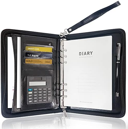 GraduatePro A5 Clipboard Folder with 120 Note Paper and 6-Ring Binder ...