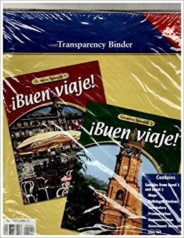 Glencoe Spanish Buen Viaje! Level 1&2 Transparency Binder Sampler 2003 ...