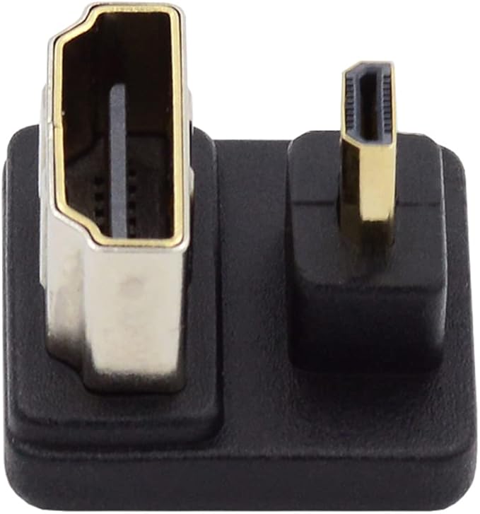 Amazon.com: CY 4K Cable 360 Degree Down Opposite U Shape Back Angled ...