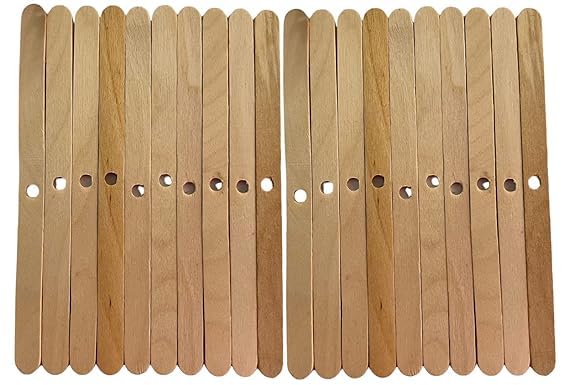 Om Phool Batti Wooden Candle Wick Holders, Centering Device for Candle ...