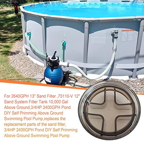 JOJOCY 75110 Pool Sand Filter 13″ Pump 3/4HP Above Ground Swimming Pool ...