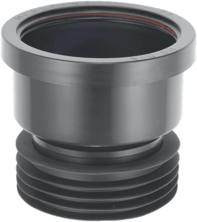 FLOPLAST 68mm Round Gutter Pipe Socket - Black : Amazon.co.uk: DIY & Tools