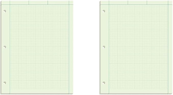 Amazon.com: Tops Engineering Computation Pad, 8-1/2" x 11", Glue, 5 x 5 ...