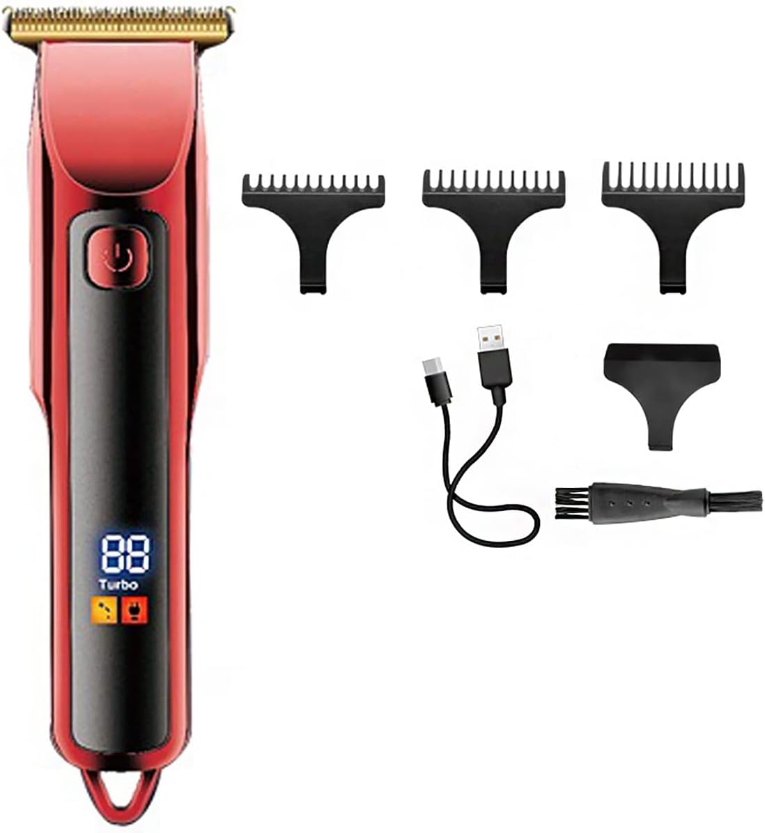 Professional Hair Clippers for Men, 0mm Hair Trimmer Barber Hair ...