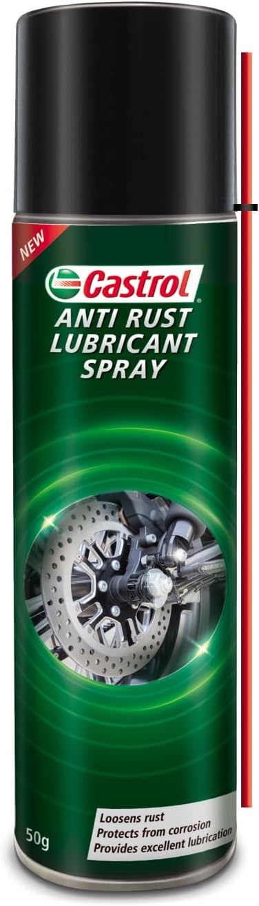 Castrol ANTI RUST LUBRICANT SPRAY for Bikes and Cars (50G) | Loosens ...
