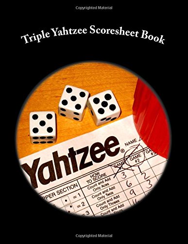 Buy Triple Yahtzee Scoresheet Book: 200 Pages (100 sheets) Book Online ...