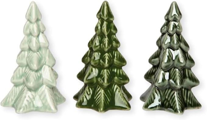 Amazon.com: The Bridge Collection 4" Green and White Christmas Pine ...