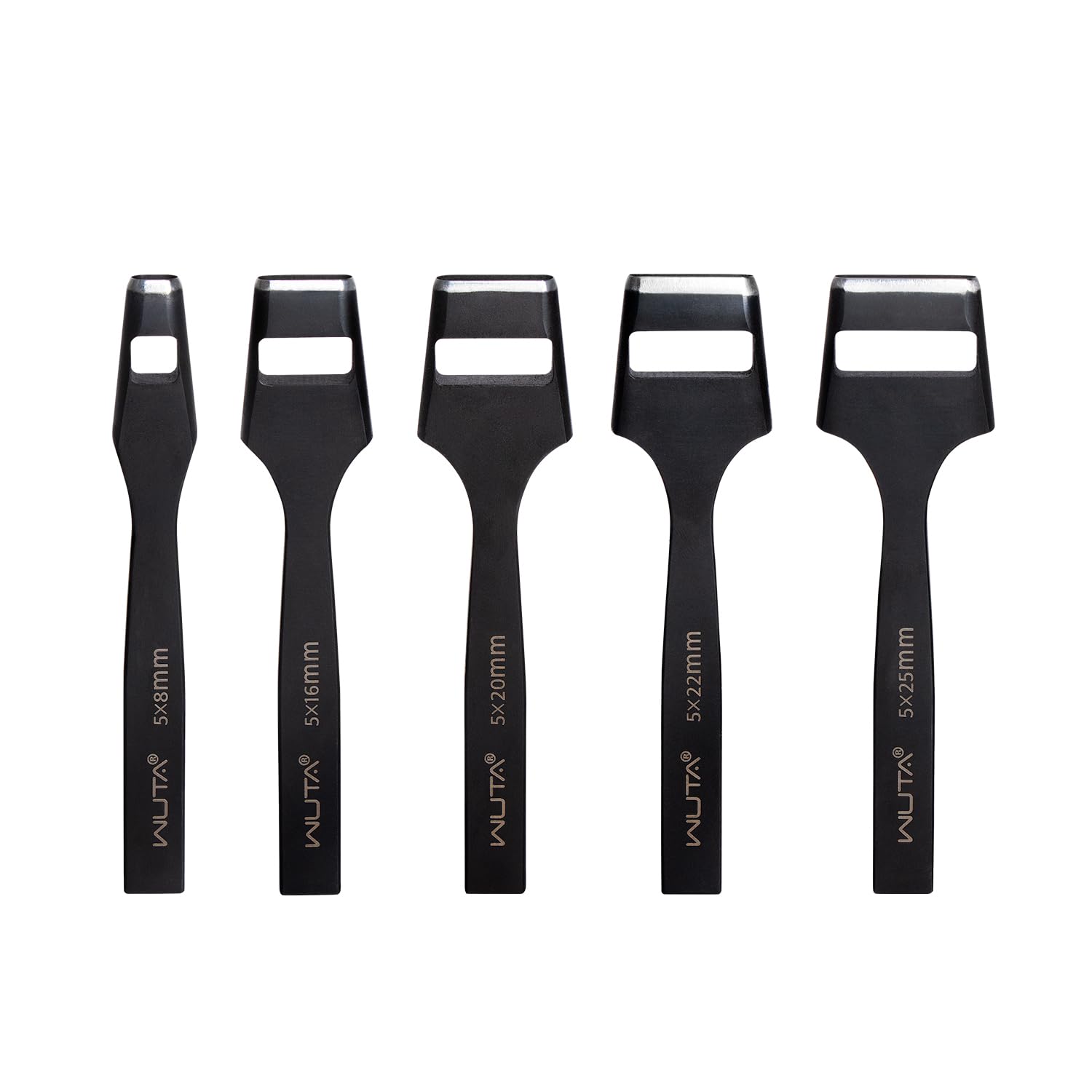 Snapklik.com : WUTA 5 Pcs Leather Belt Hole Puncher Oval Cutter Strap ...