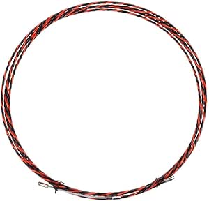 5m Electric Spiral Cable Push Puller Conduit Snake Cable Rodder Fish ...