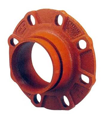Shurjoint 71804P-G Ductile Iron Flange Adapter, Painted, 4": Amazon.com ...