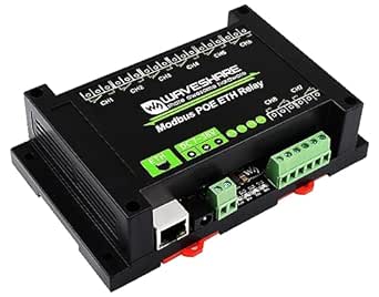 Amazon.com: 8-CH Ethernet Relay Module, Modbus RTU/Modbus TCP Protocol, PoE Port Communication ...