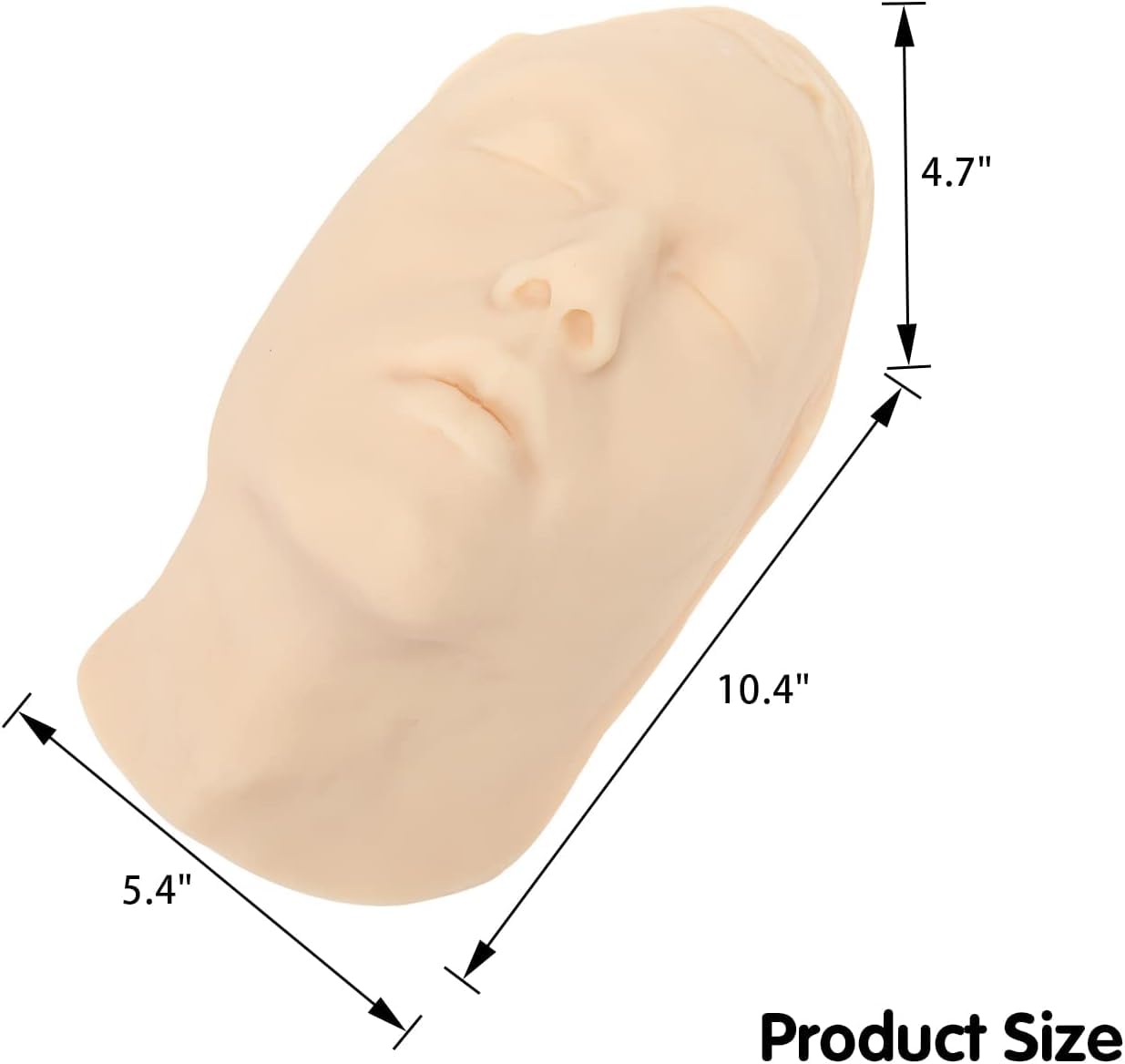 Snapklik.com : MIIRR Injection Training Silicone Human Face Model, Life ...