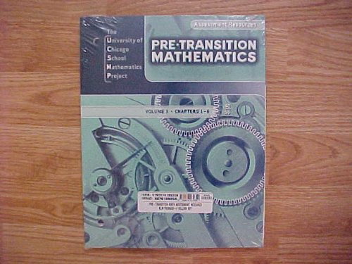 Pre Transition Mathematics Assessment Resources BLM Package 2 Volume ...