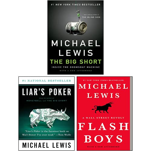 Michael Lewis 3 Books Collection Set(The Big Short, Liar's Poker, Flash ...