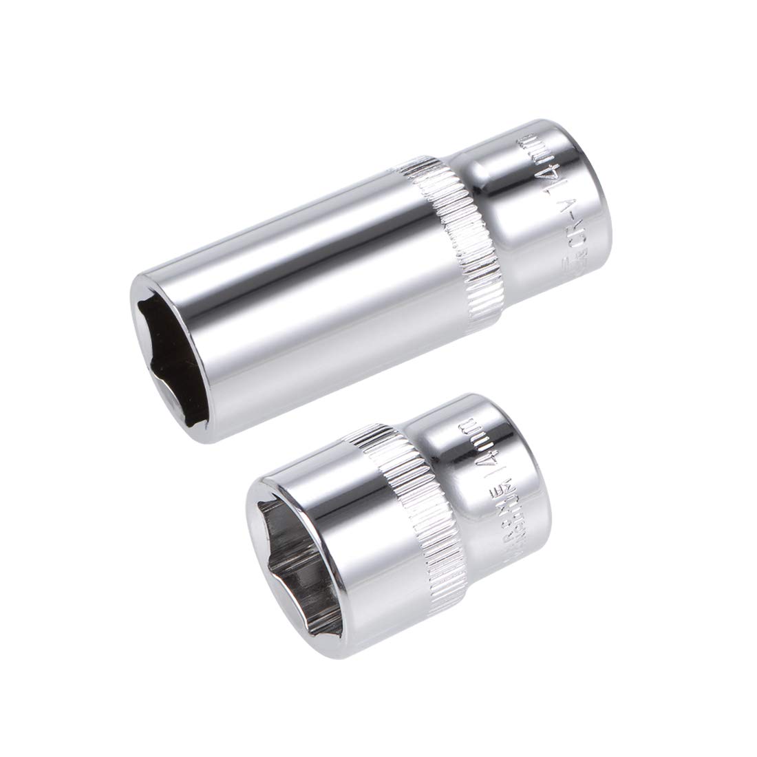 Amazon.com: uxcell 1/4-Inch Drive by 14mm Deep and Shallow Socket Set ...