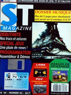 ATARI ST MAGAZINE [No 69] du 01/02/1993 - DOSSIER MUSIQUE - DEBUTANTS / NOS TRUCS ET ASTUCES ...