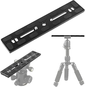 Universal 200mm Extended Quick Release Plate PU-200 with D-shaped Screw ...