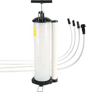 Acymner Extractor de líquido de aceite | Bomba extractora de aceite manual de 7 litros para ...
