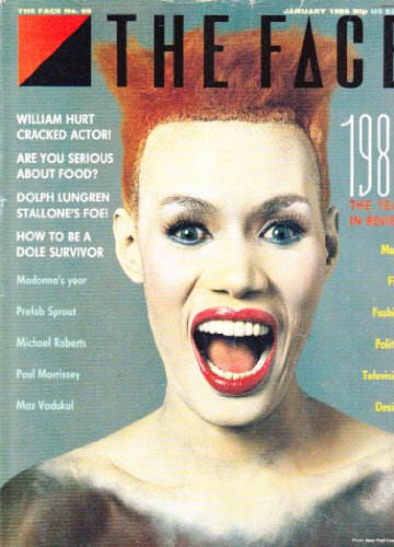 THE FACE MAGAZINE BACK ISSUE JANUARY 1986, WILLIAM HURT - MADONNA'S ...