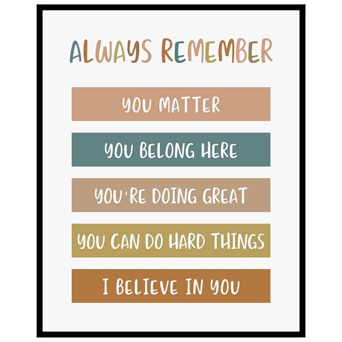 Buy Always Remember, You Matter, Boho Classroom Decor, Motivational ...