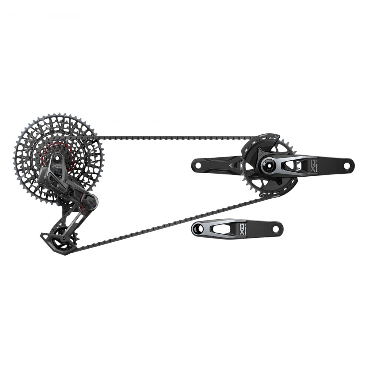 Amazon.com : SRAM X0 T-Type Eagle Transmission Groupset V2 - 170mm ...