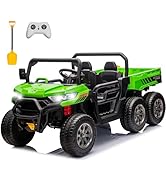 Amazon.com: sopbost 24V 7Ah Ride On Car for Kids Battery Powered Ride ...