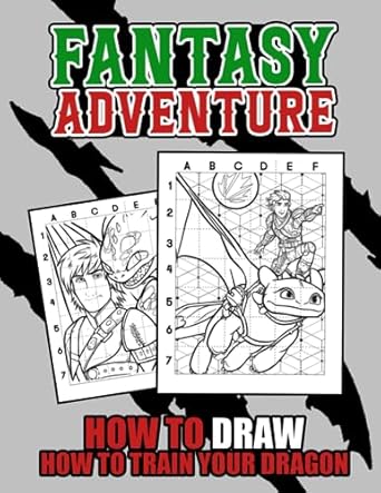 How to Draw Fantasy Adventure: Simple and Easy Drawing Pages of Cartoon ...