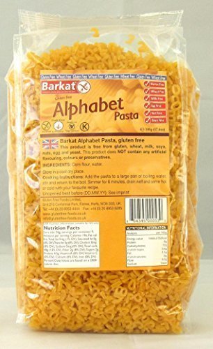 Amazon.com : Barkat Gluten Free Alphabet Pasta 500g (Pack of 2 ...
