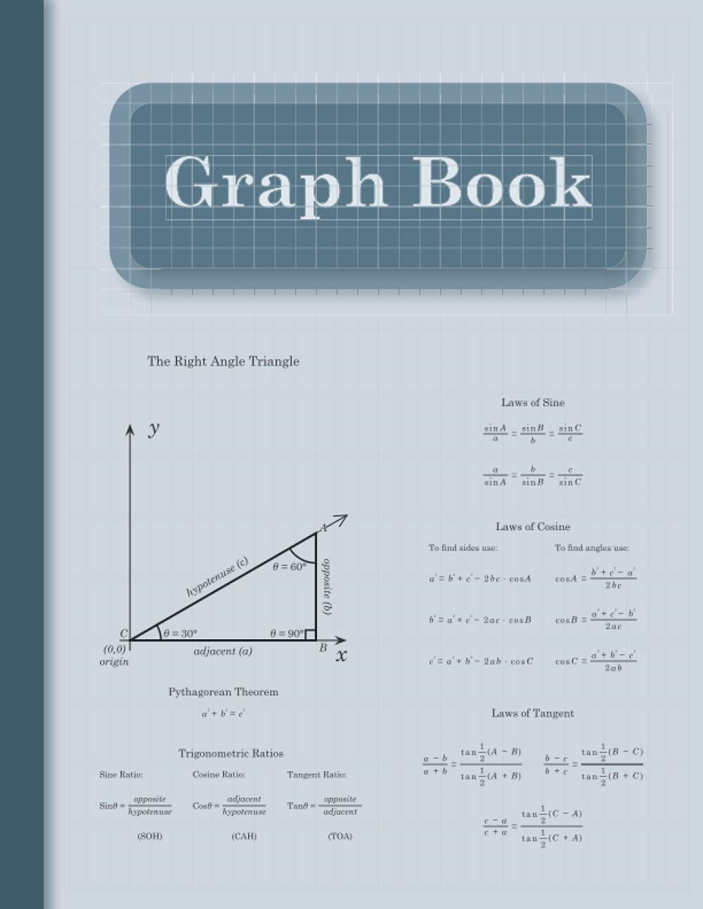 Amazon.com: Graph Book: A Graphing Notebook for High School and College ...