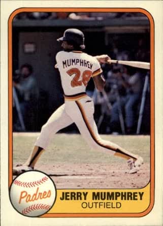 Amazon.com: 1981 Fleer Baseball Card #494 Jerry Mumphrey : Collectibles ...