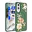 Amazon.com: Yucenx for Samsung Galaxy S25 Edge Floral Phone Case with 2X Screen Protector ...