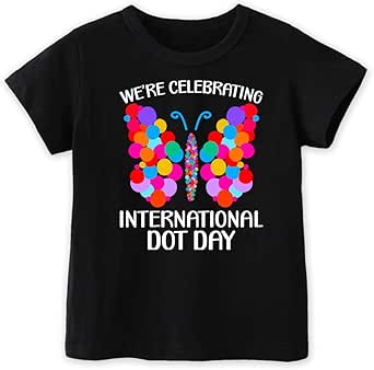 Amazon.com: Happy Dot Day Shirt for Boys & Girls Toddler Kids ...