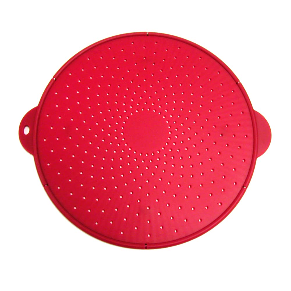 Amazon.com: Norpro 12.5 Inch Silicone Splatter Screen, 12-1/2-Inch, Red ...
