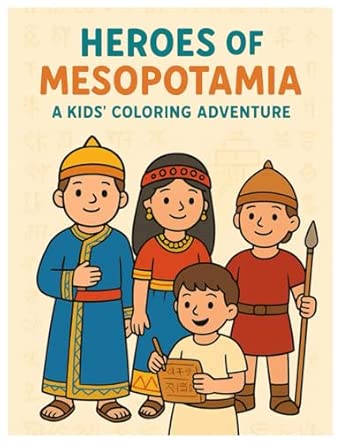 Heroes of Mesopotamia: A Kids’ Coloring Adventure Ancient Civilizations ...