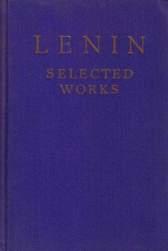 Selected Works in Three Volumes/ Volume 1: V.I. Lenin: Amazon.com: Books