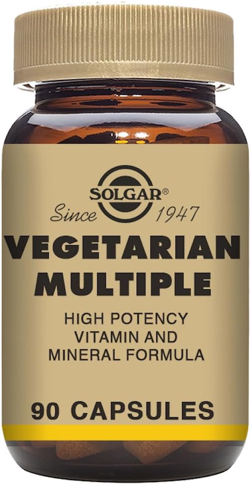 Solgar Vegetarian Multiple Vegetable Capsules - Rich in iron, Essential ...